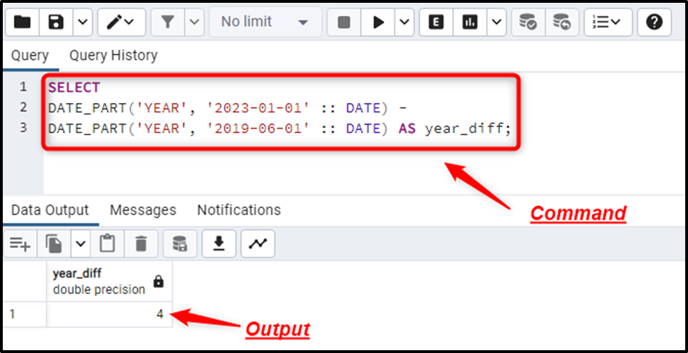 PostgreSQL DATEDIFF DateTime Difference In Years Months Etc