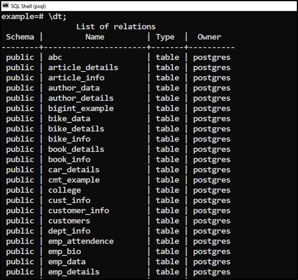 How To Get Table Size In PostgreSQL CommandPrompt Inc 